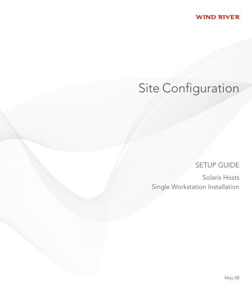 Solaris Hosts, Single Workstation Installation - Wind River