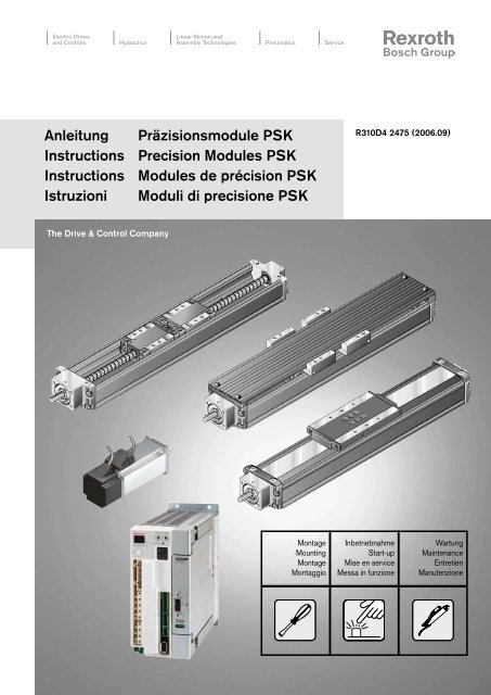 Precision Modules PSK Instructions Modules de précision PSK