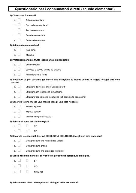 Questionario Di Gradimento Scuola Infanzia Bologna News Infanzia