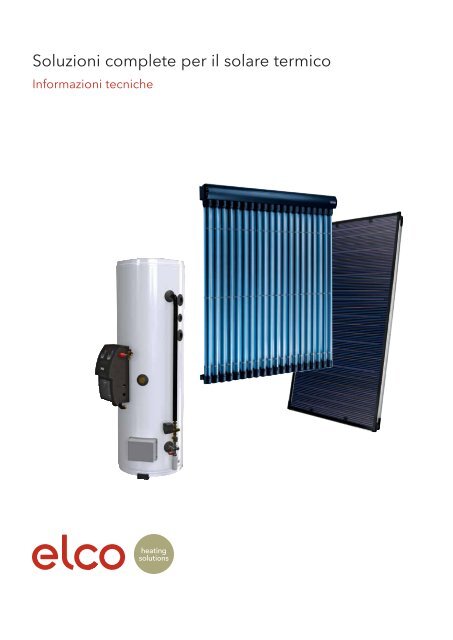 Soluzioni complete per il solare termico - Elco Ecoflam