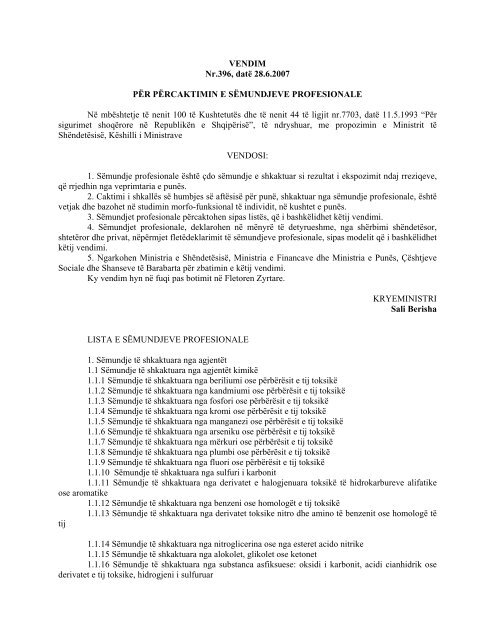 VKM Per percaktimin e Semundjeve Profesionale.pdf - chemicals.al ...