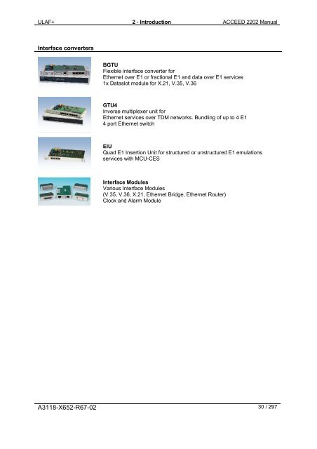 ULAF+ 2 - Introduction