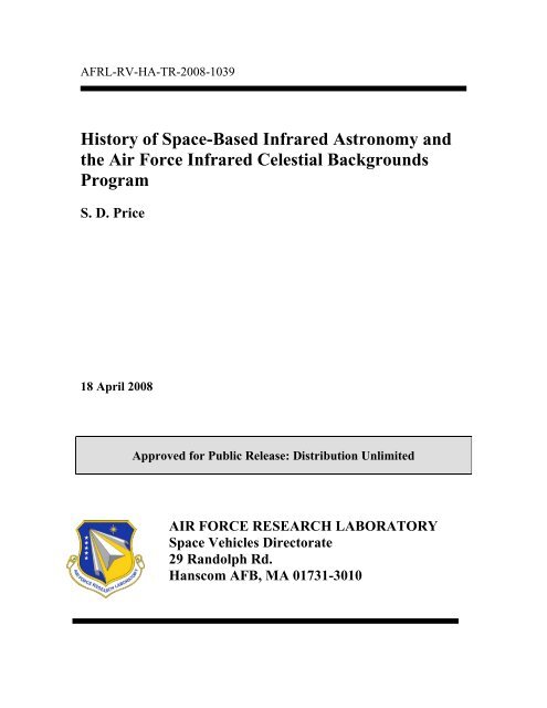 AFRL-RV-HA-TR-2008-1039 - Defense Technical Information Center