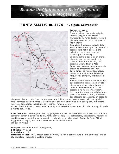 Punta Allievi spigolo Gervasutti