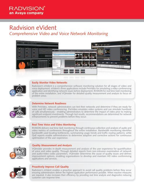 Radvision eVident Datasheet