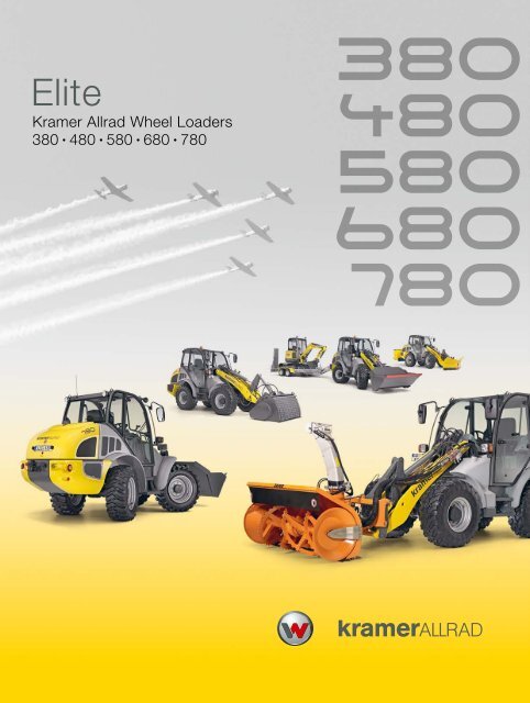 Kramer Allrad Wheel Loaders 380 • 480 • 580 • 680 • 780