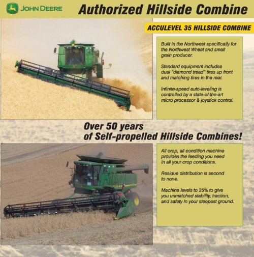 Authorized Hillside Combine - Acculevel-ag Systems