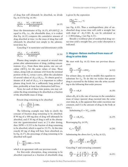 112 Basic Pharmacokinetic