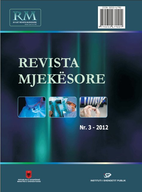 Revista Mjekesore - Instituti i Shendetit Publik