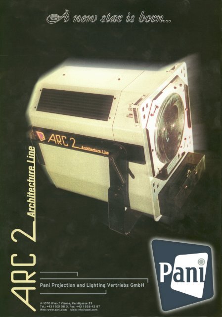 PANI PROJECTION AND LIGHTING VERTRIEBS GMBH