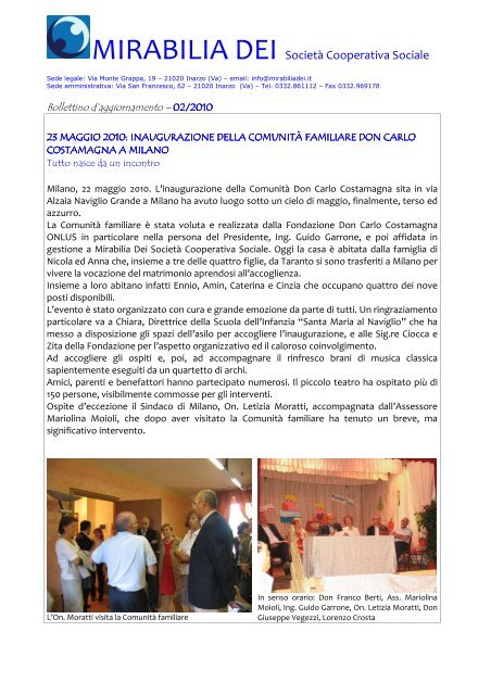 formato pdf - Mirabilia Dei