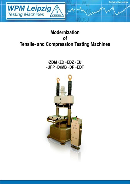 Modernization of Tensile- and Compression Testing Machines