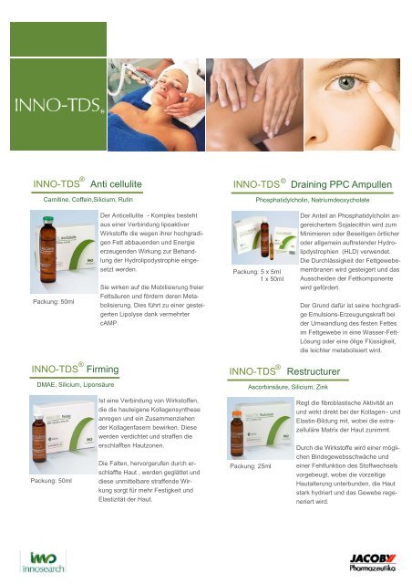 INNO-TDS Anti cellulite INNO-TDS Draining PPC Ampullen INNO ...