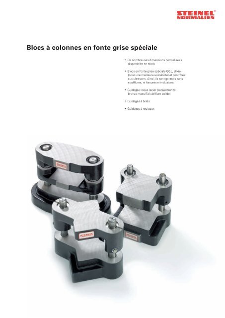 Catalogue (PDF, 0.38 MB) - Steinel Normalien AG