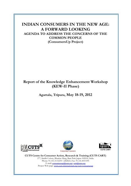 Report - Consumer Unity & Trust Society