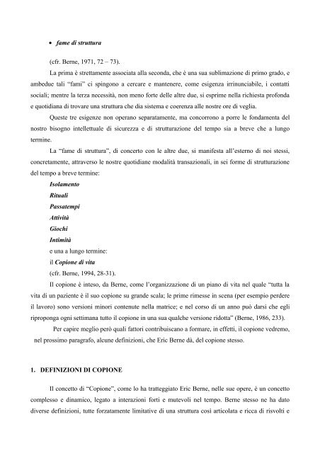 fame di struttura (cf