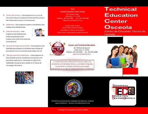 Technical Education Center Osceola
