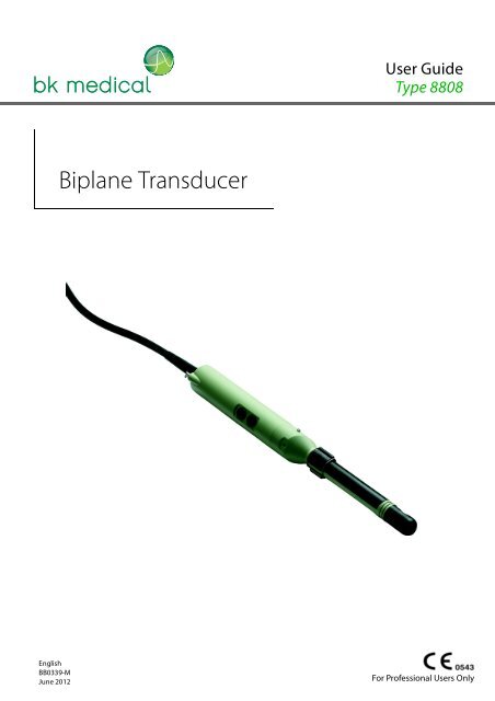 Biplane Transducer Bk Medical