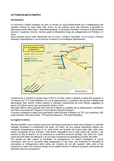 LE FUNICOLARI DI NAPOLI - Funivie.org
