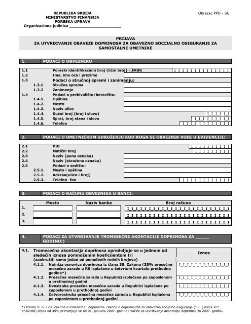 obrazac ppd-su - BIRO AURA