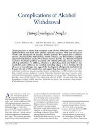 Alcohol Withdrawal Assessment Flow Sheet
