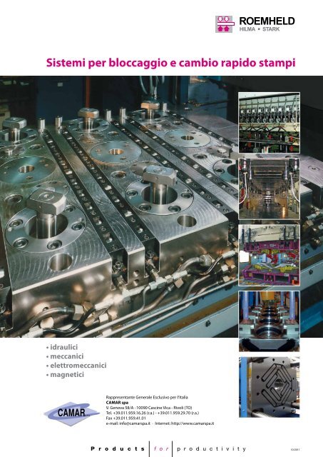 Sistemi per bloccaggio e cambio rapido stampi - ROEMHELD Gruppe