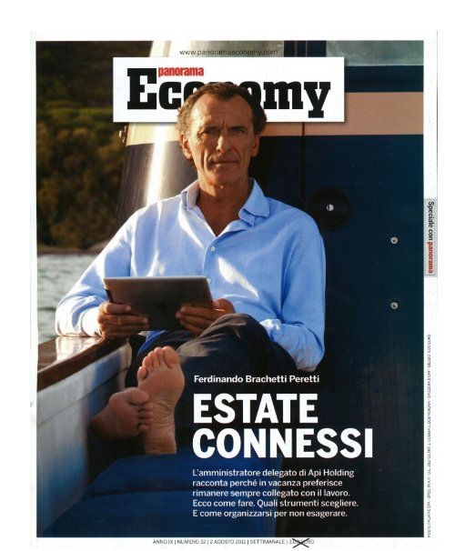 Ferdinando Brachetti Peretti L'amministratore delegato di Api Holding