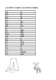 Copia in sardu - Sa Bertula Antiga