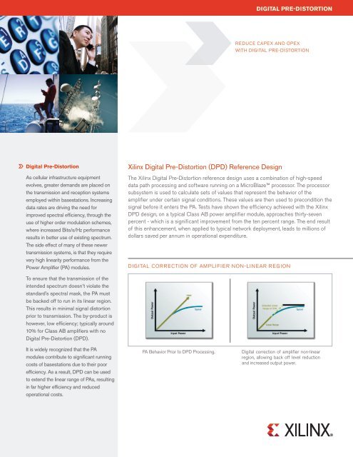 Xilinx Digital Pre-Distortion (DPD) Reference Design