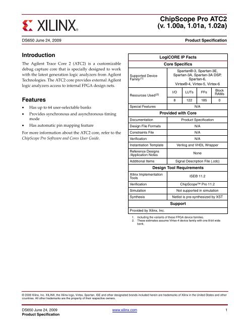 Chipscope Pro Atc2 Xilinx