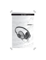 UNIVERSAL REMOTE DEVICE CODES - Bose UNIVERSAL REMOTE DEVICE CODES - Bose