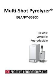 Multi-Functional Pyrolysis System 2020 (Agilent) - Frontier ...