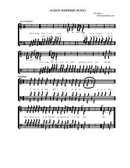Acheni niruke - Swahili Music Notes