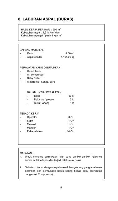 8. LABURAN ASPAL (BURAS)