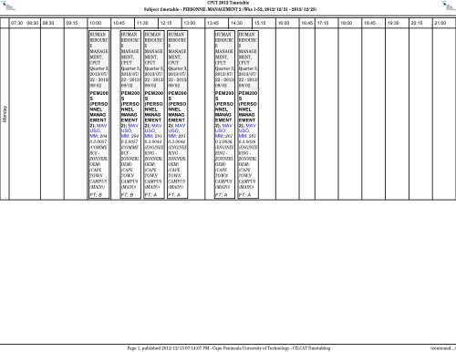 Open PDF Timetable - CPUT Timetable - Cape Peninsula University ...