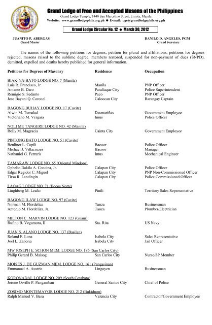 Grand Lodge of Free and Accepted Masons of the Philippines