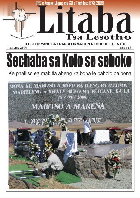 Tsa Lesotho - the Transformation Resource Centre