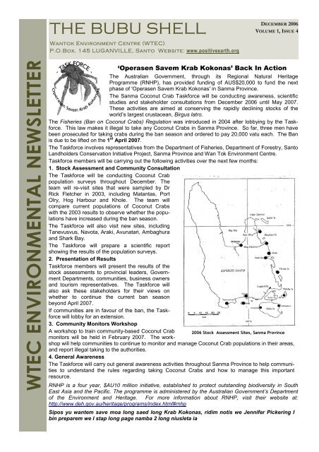 Issue 2: THE BUBU SHELL - Dec 06 - Wantok Environment Centre