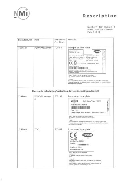 T10001 - Tokheim MID