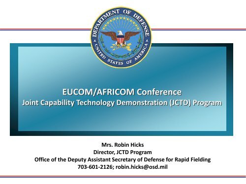 Joint Capability Technology Demonstration (JCTD)