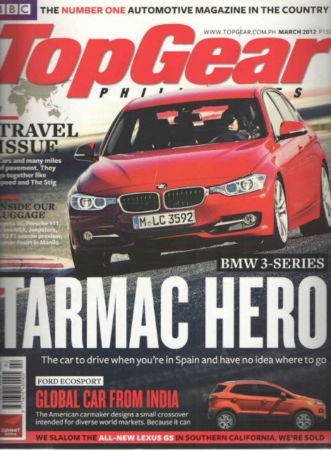 Top Gear Philippines March 2012 - DLSU-D Home