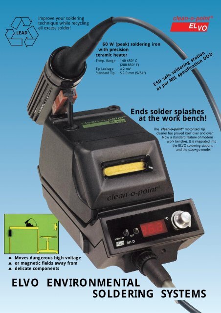 elvo environmental soldering systems - ELVO© Electronics AG