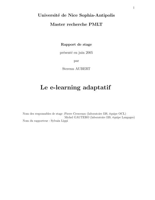 elearning FICHE 5 Le concept d elearning