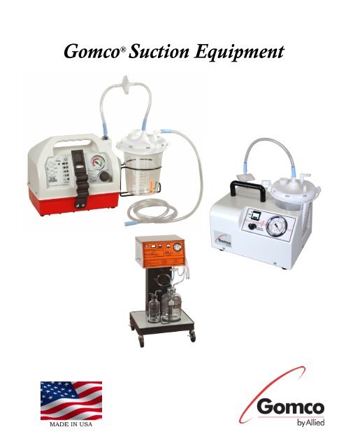 Gomco® Suction Equipment - Allied Healthcare Products, Inc.