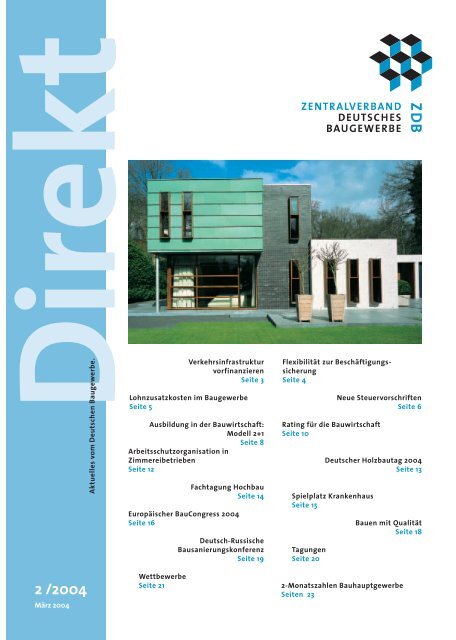 ZDB Direkt 2_04.pdf - Zentralverband Deutsches Baugewerbe