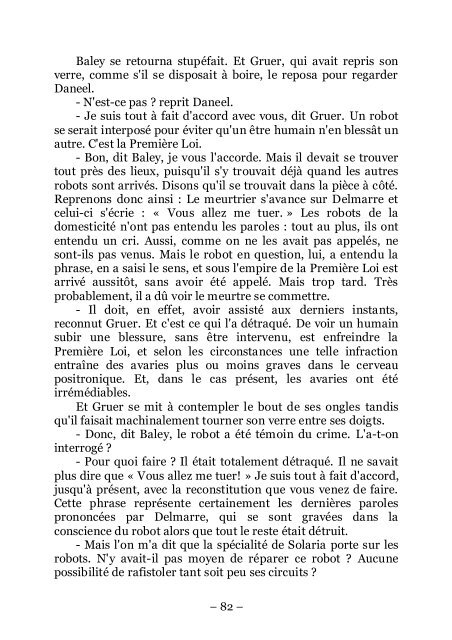 Baley se retourna stupéf