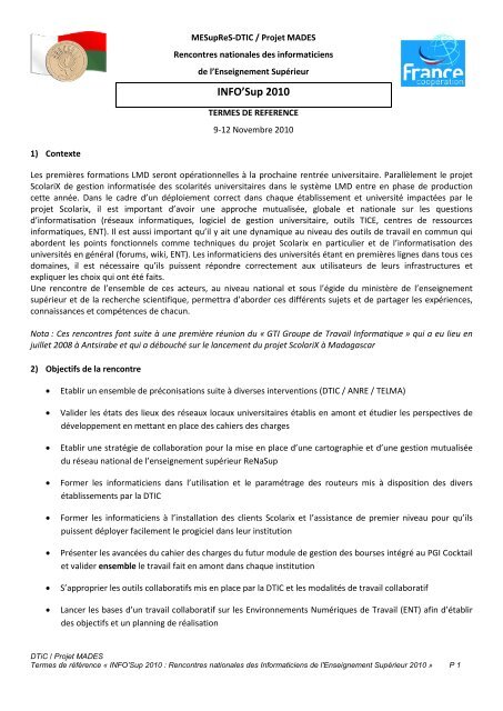 Termes de référence - Wiki iRENALA