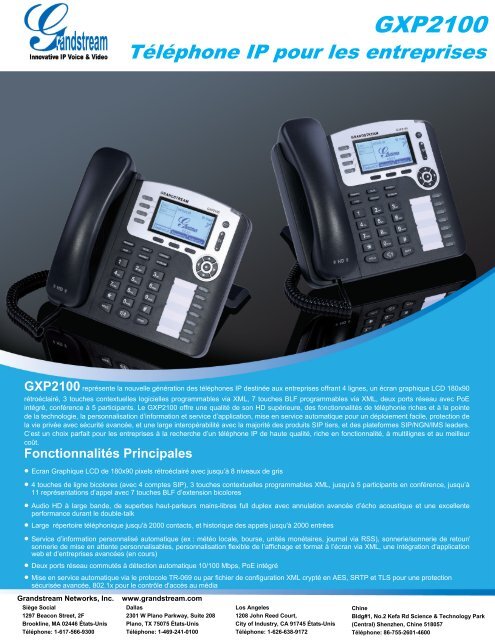 GXP2100 - Grandstream Networks