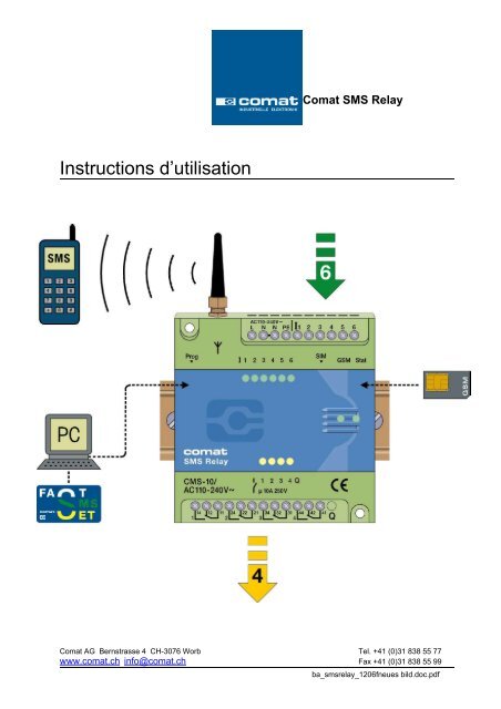 SMS Relay – Betriebsanleitung - Releco