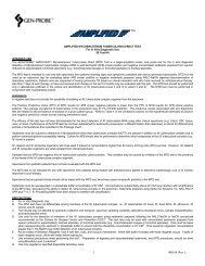 APTIMA® Urine Specimen Collection Kit for Male ... - Gen-Probe, Inc.